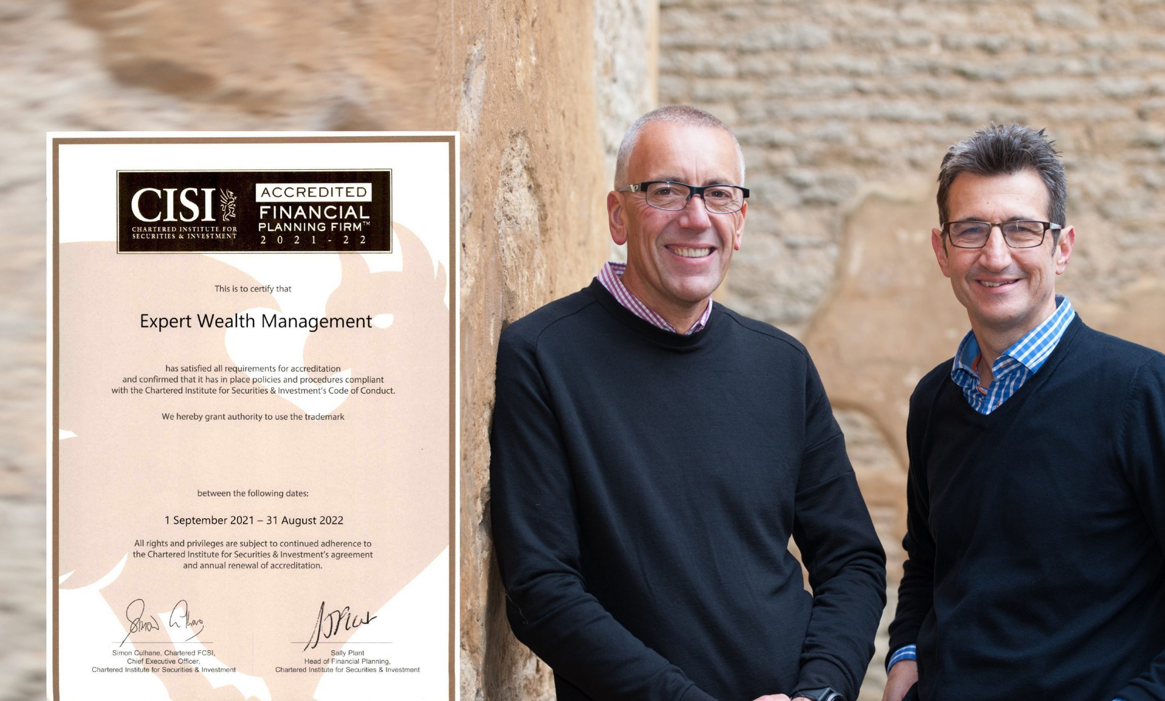 Expert Wealth Achieves CISI Accredition For Another Year - Expert Wealth